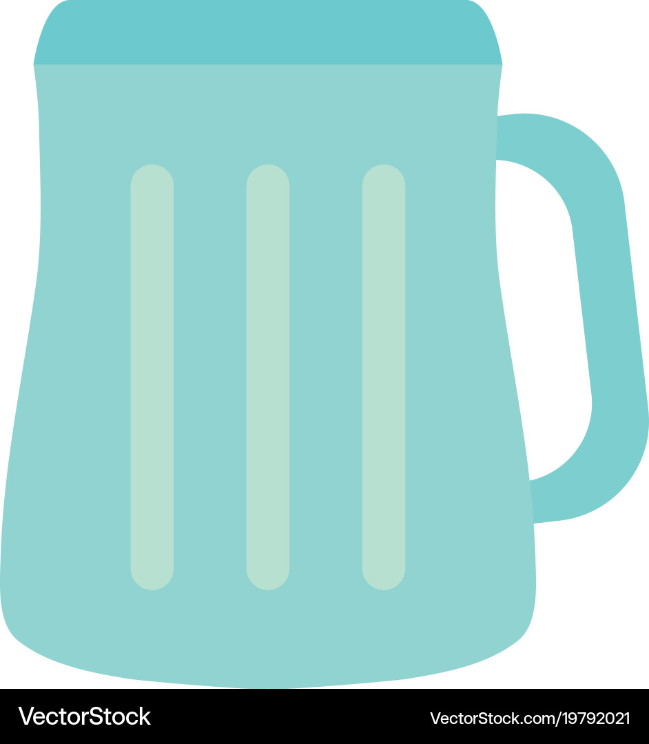 Empty beer glass Royalty Free Vector Image - VectorStock