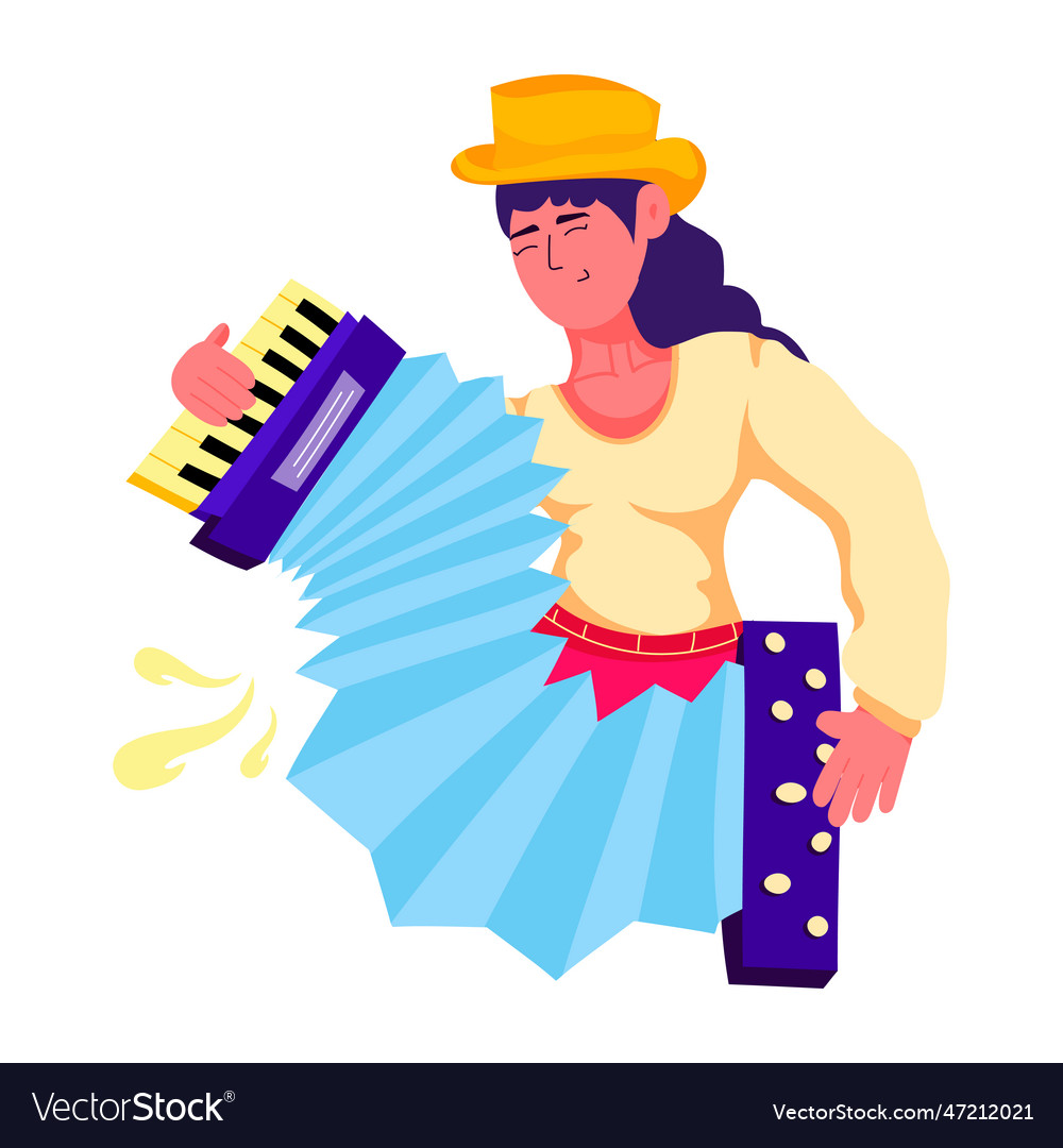 Melodeon Royalty Free Vector Image - VectorStock