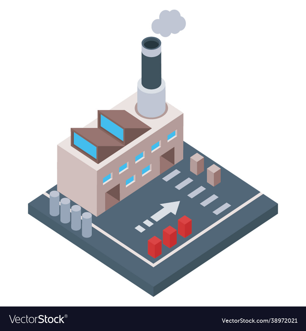 Mill architecture design Royalty Free Vector Image