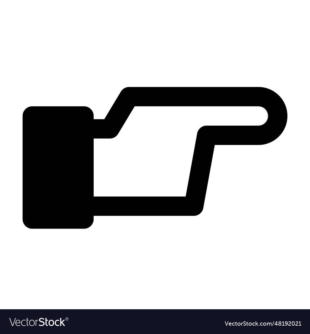 Poke finger used to accuse or blame someone Vector Image