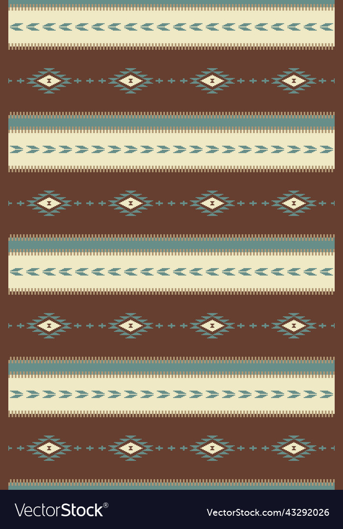Native american seamless pattern ethnic Royalty Free Vector