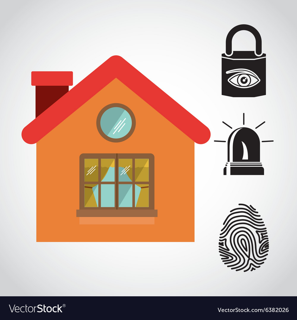 Security systems design Royalty Free Vector Image