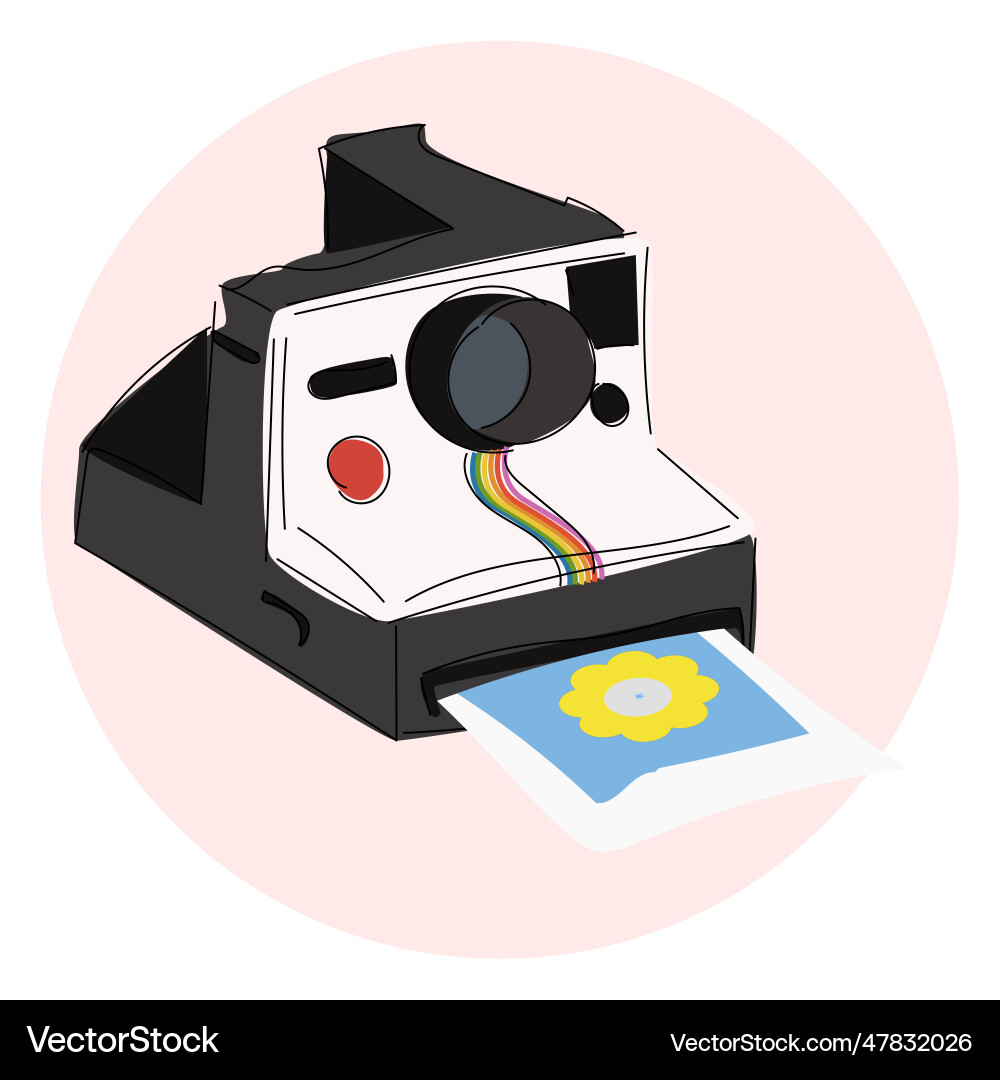 Vintage Polaroid Clipart