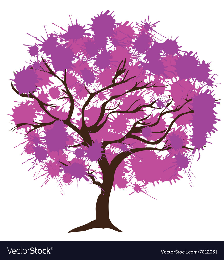 Abstract tree Royalty Free Vector Image - VectorStock