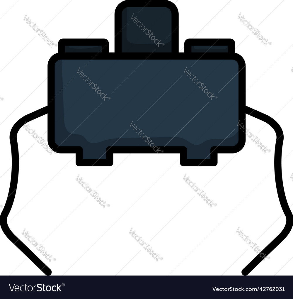 Micro button icon Royalty Free Vector Image - VectorStock