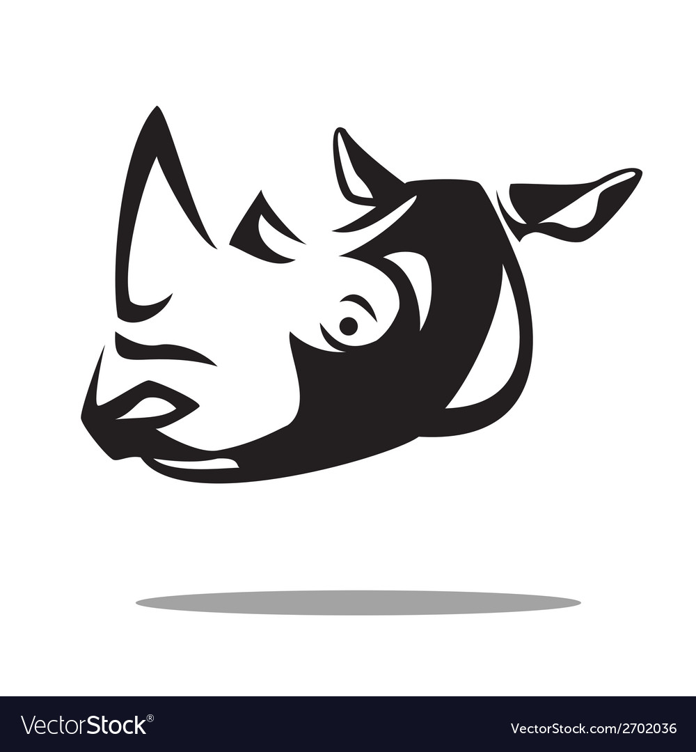 Rhino Royalty Free Vector Image - VectorStock