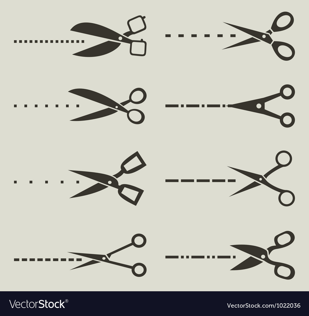 Scissors3 Royalty Free Vector Image - VectorStock