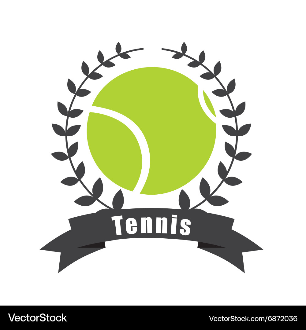 Tennis sport design Royalty Free Vector Image - VectorStock