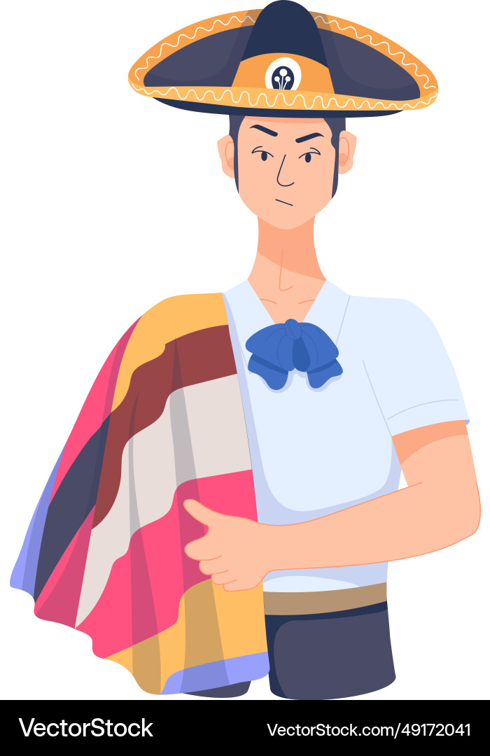 Charro dancer Royalty Free Vector Image - VectorStock