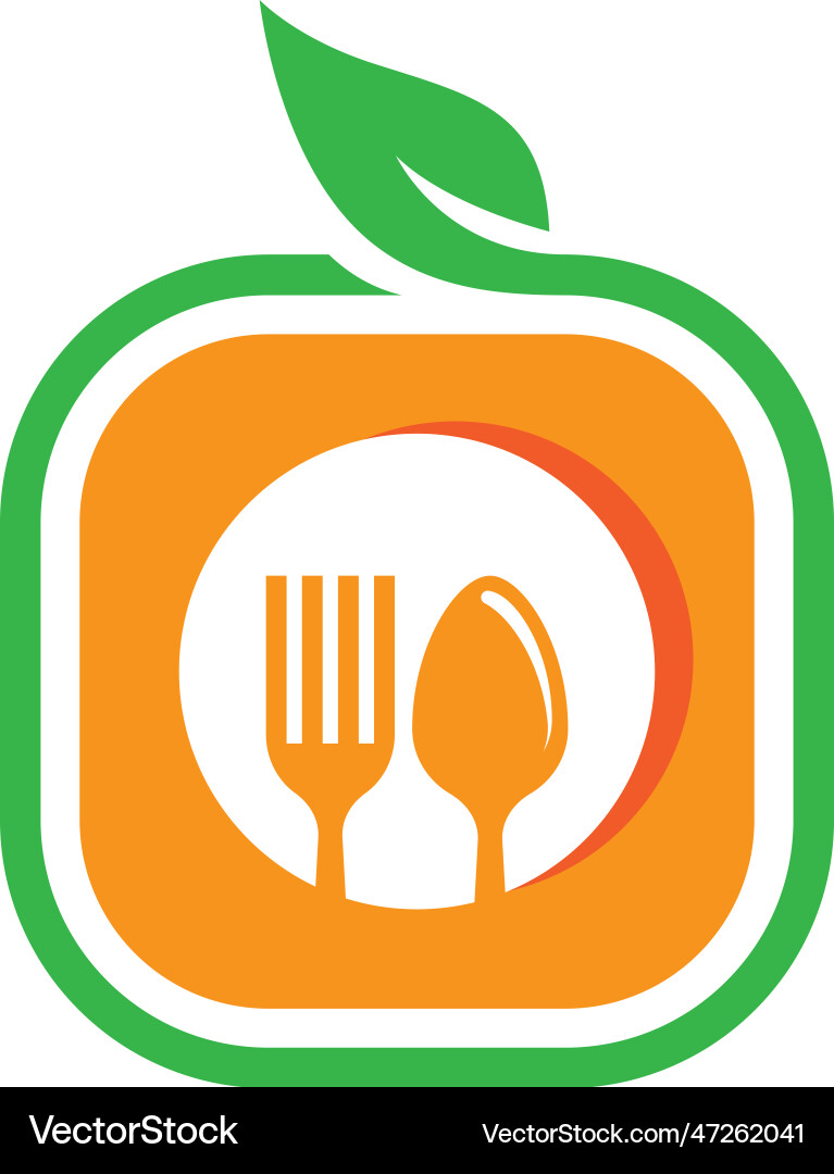 Fresh food logo images Royalty Free Vector Image