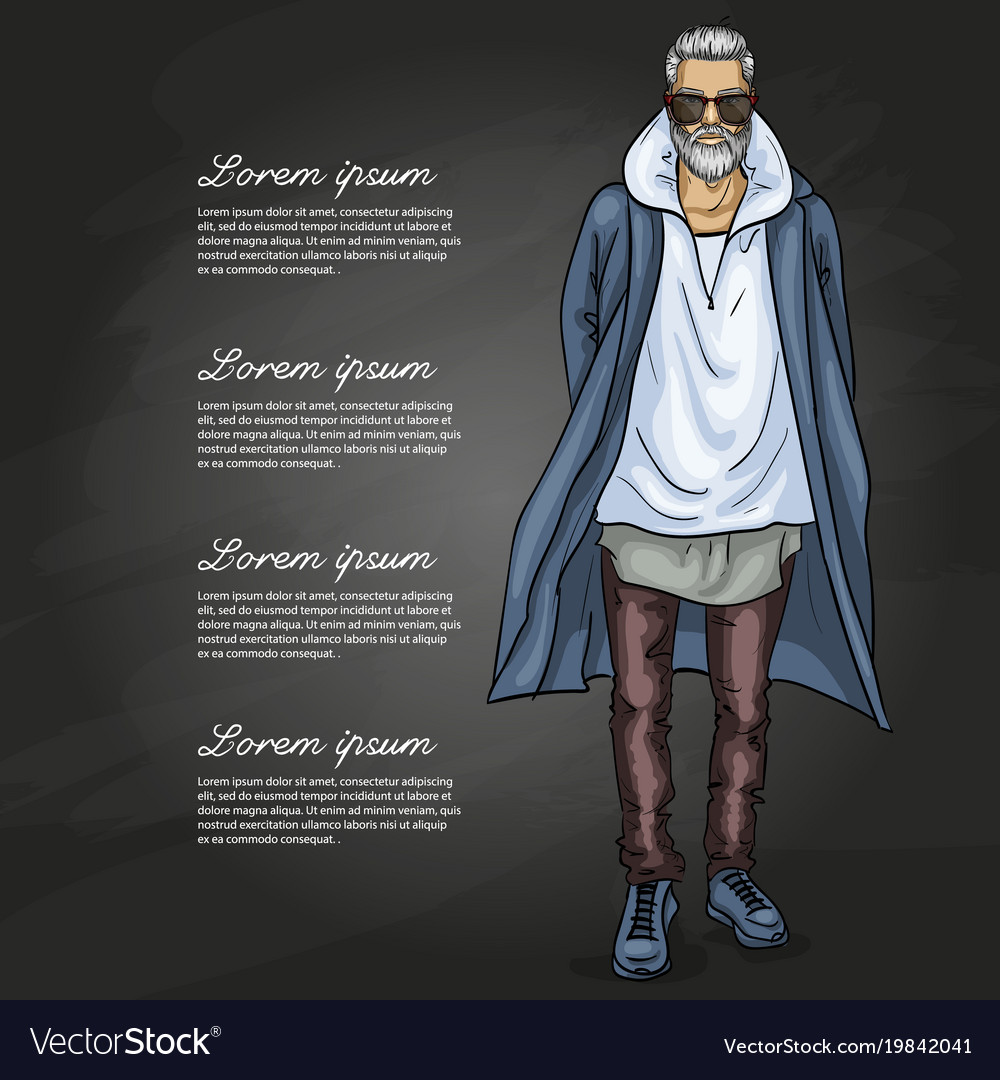 Man model Royalty Free Vector Image - VectorStock