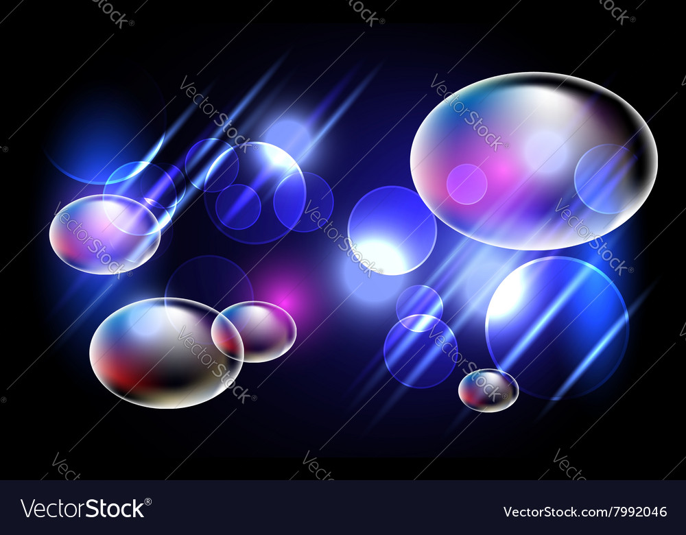 Background with bubbles Royalty Free Vector Image