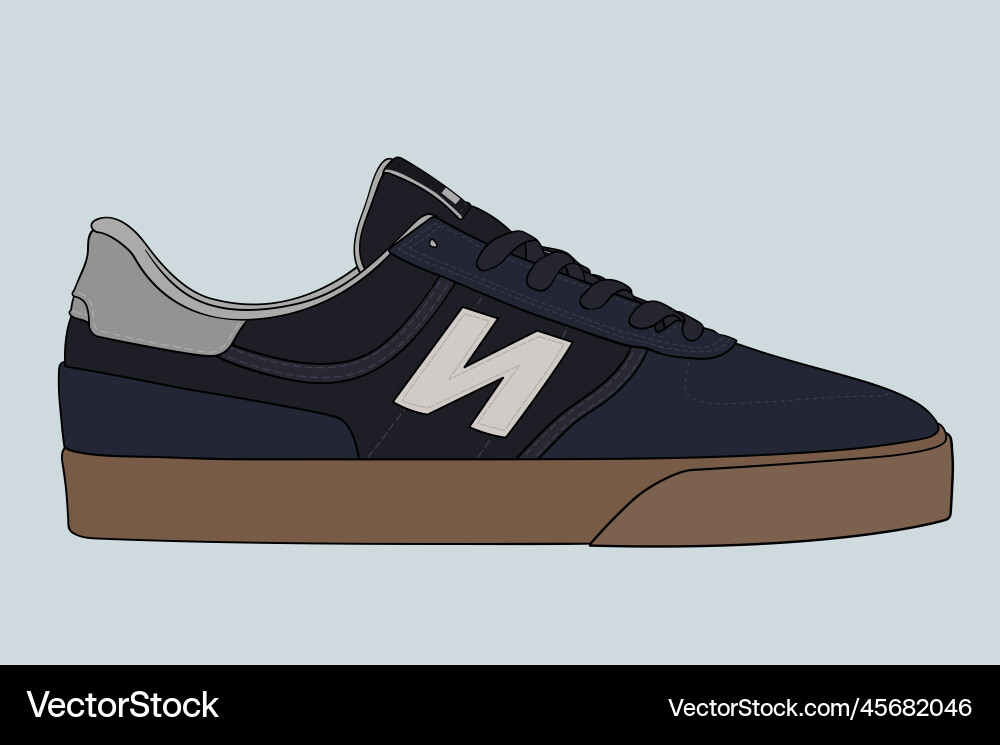 Cool shoes for playing skateboard Royalty Free Vector Image