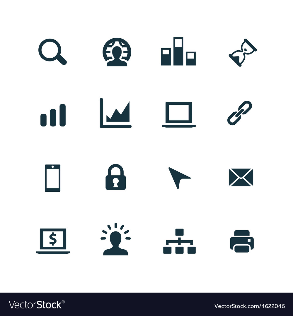 Development soft icons set Royalty Free Vector Image