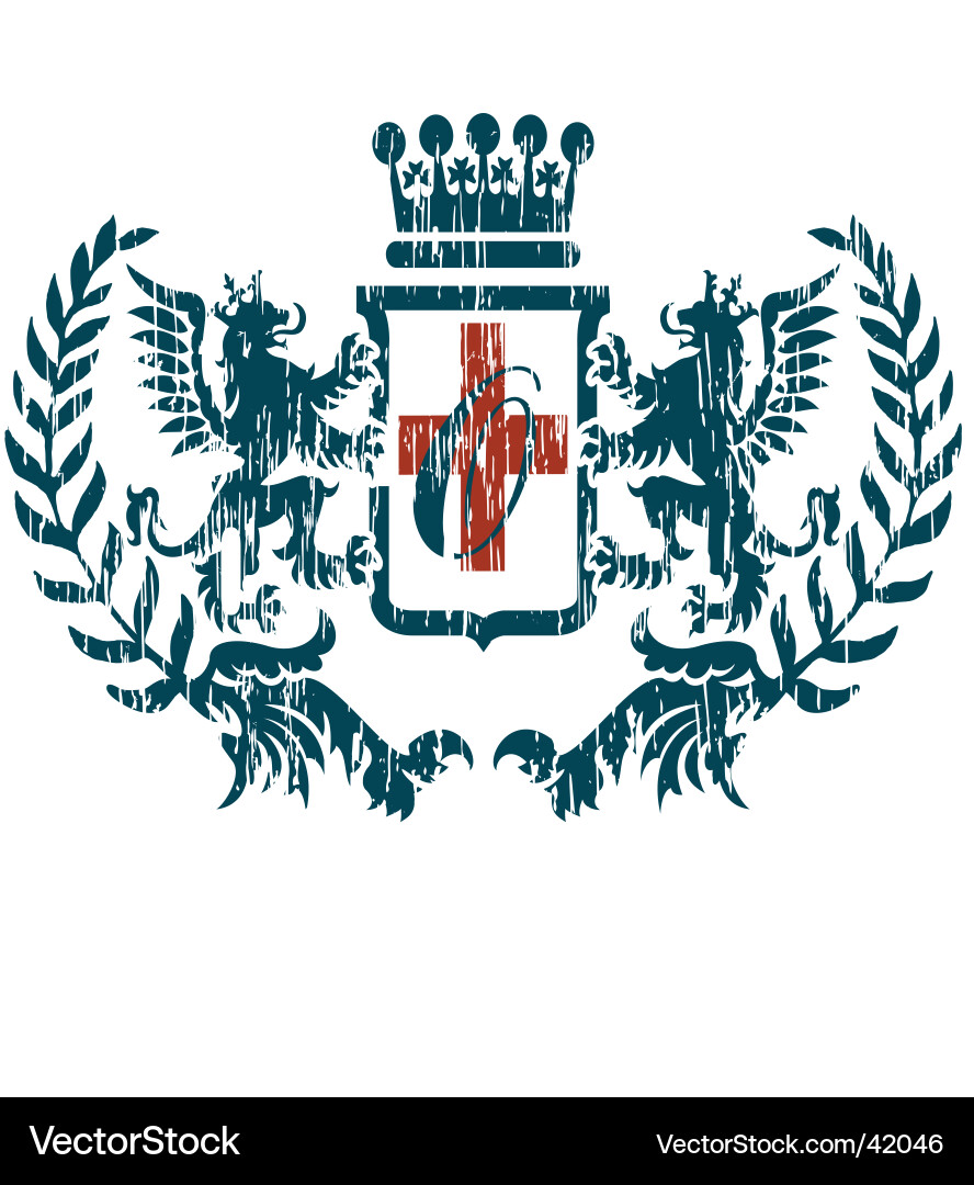 Dragon coat of arms Royalty Free Vector Image - VectorStock