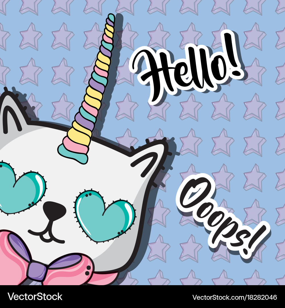 Fashion cute patch trendy decoration Royalty Free Vector