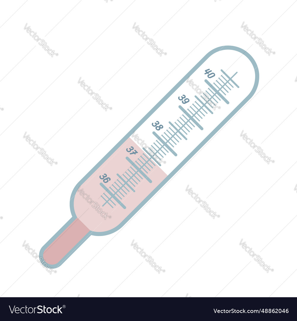 Medical mercury thermometer icon Royalty Free Vector Image Medical mercury thermometer icon Royalty Free Vector Image