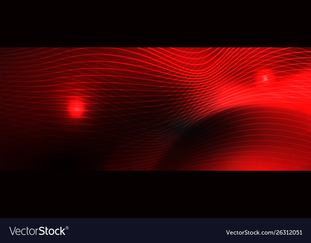Smoky glowing waves in dark abstract Royalty Free Vector Smoky glowing waves in dark abstract Royalty Free Vector