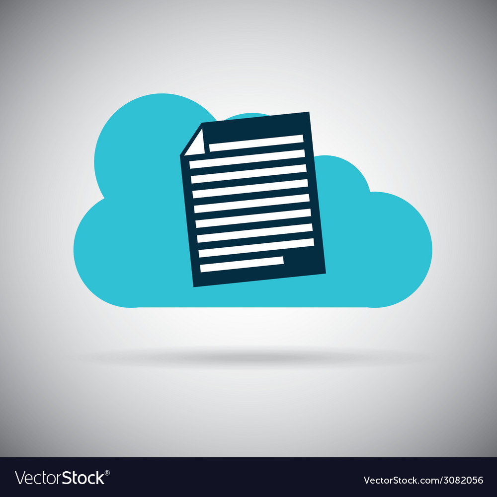 Cloud design Royalty Free Vector Image - VectorStock