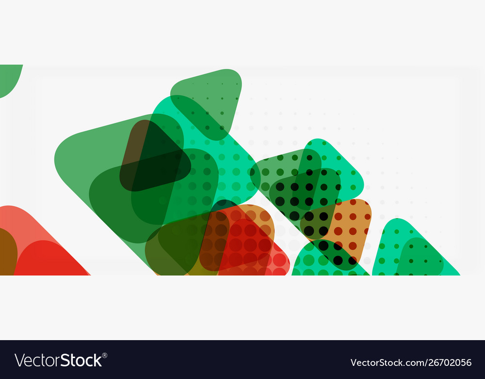 Triangle geometric abstract composition Royalty Free Vector