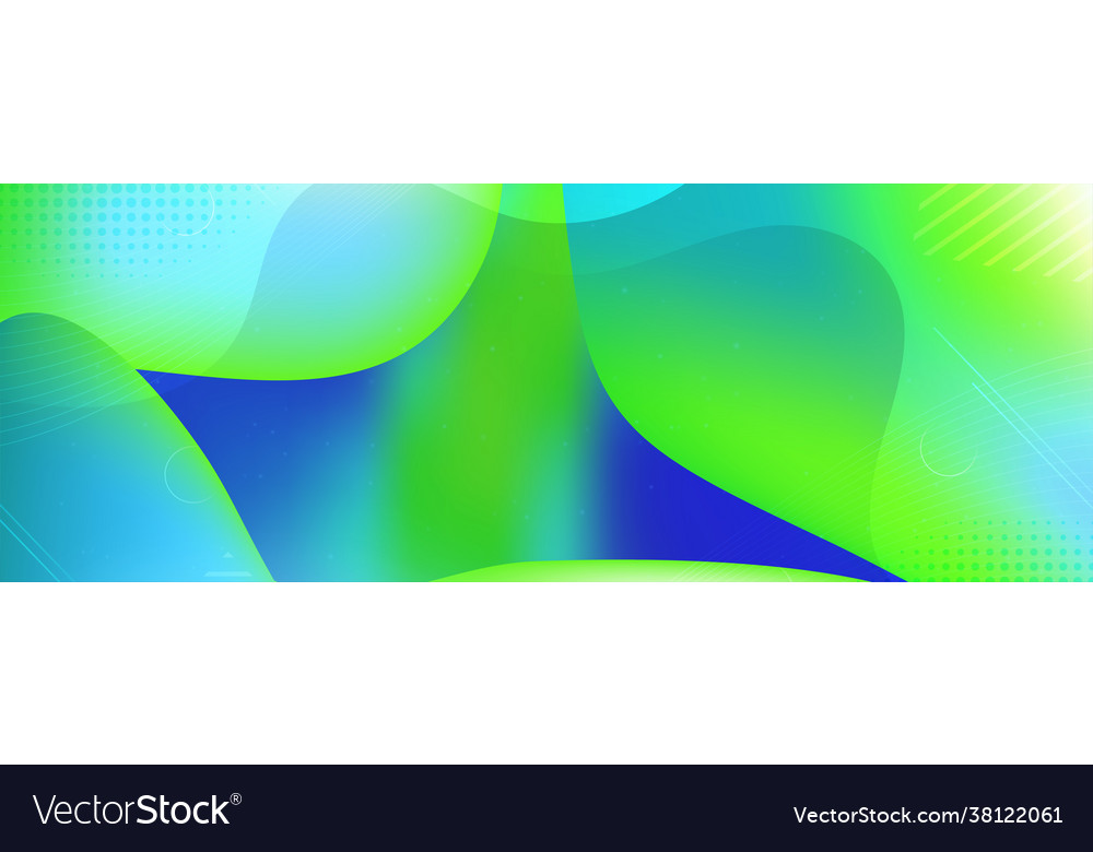 Abstract Dynamic Colorful Gradient Background Vector Image