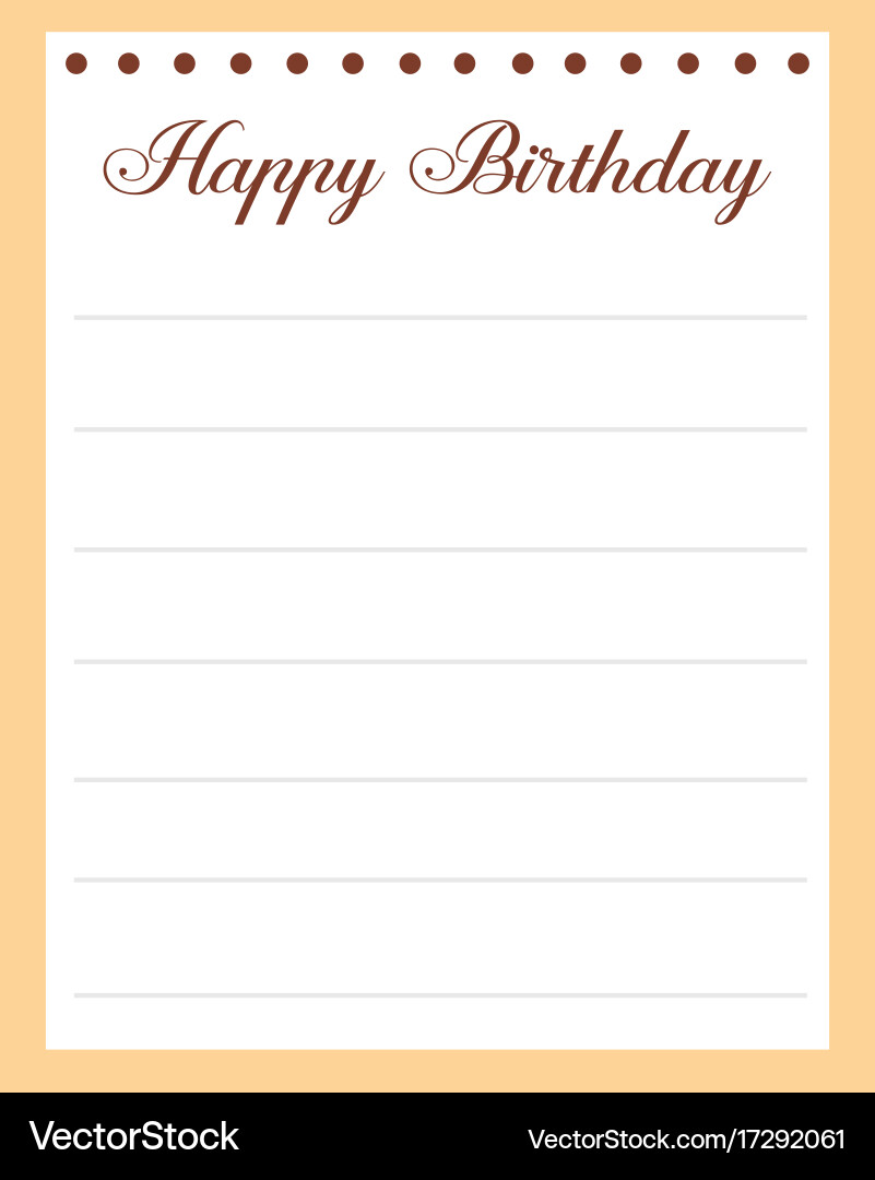 Greeting card birthday party theme Royalty Free Vector Image