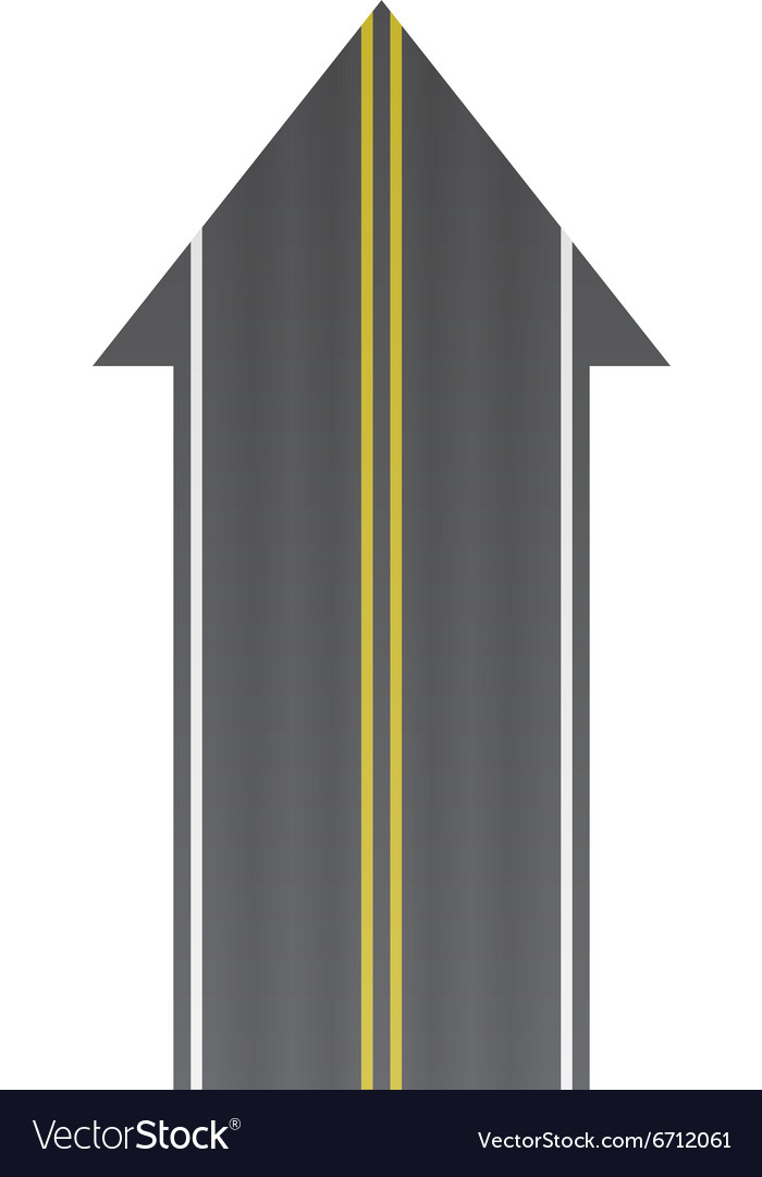Road arrow Royalty Free Vector Image - VectorStock Road arrow Royalty Free Vector Image - VectorStock