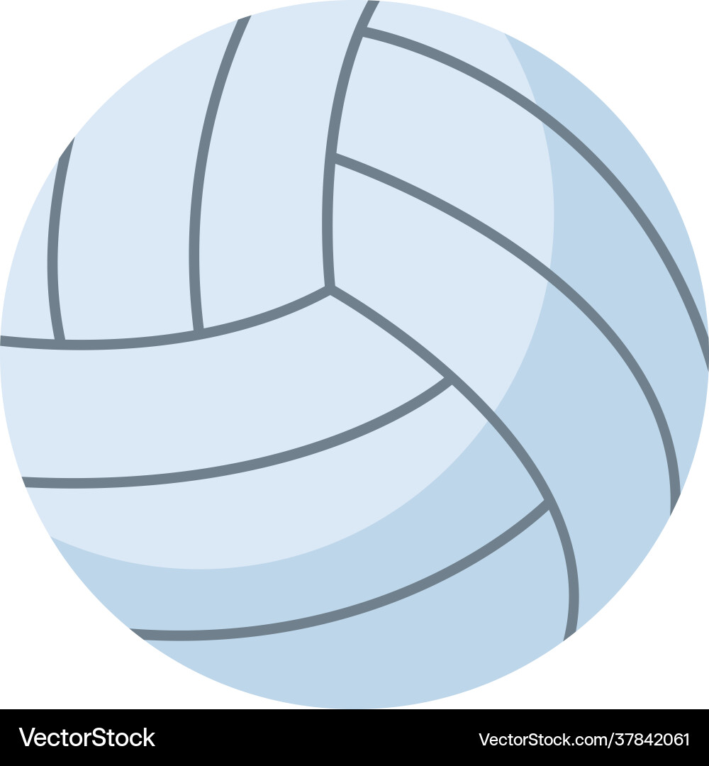 Volleyball balloon sport Royalty Free Vector Image