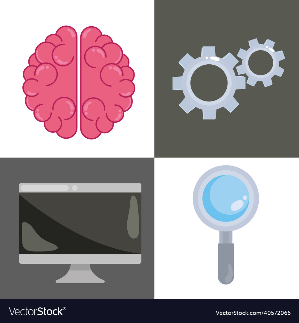 Creativity solution organization Royalty Free Vector Image