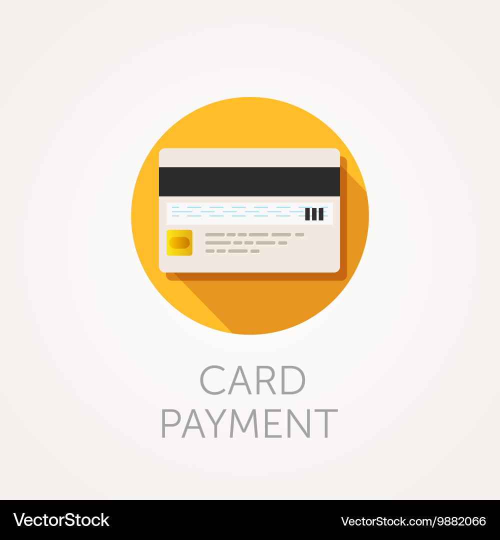 Credit cards icon reverse side bank Royalty Free Vector