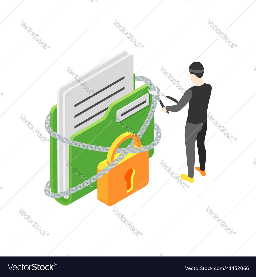 Personal data concept Royalty Free Vector Image