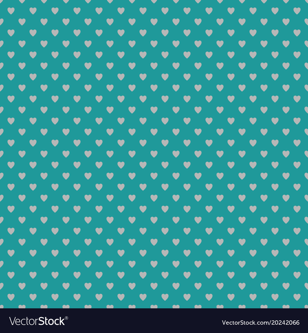 Repeating heart pattern background design - love Vector Image