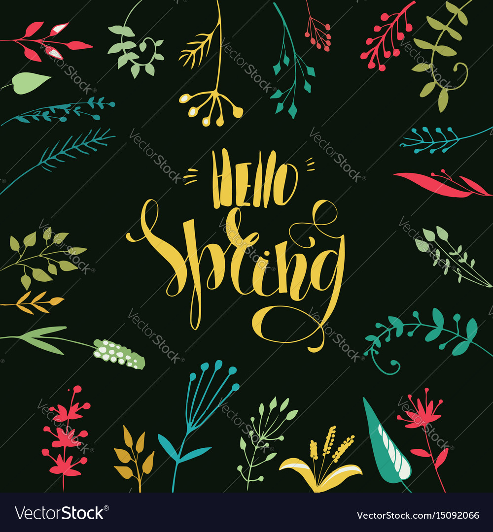 Springtime Royalty Free Vector Image - VectorStock