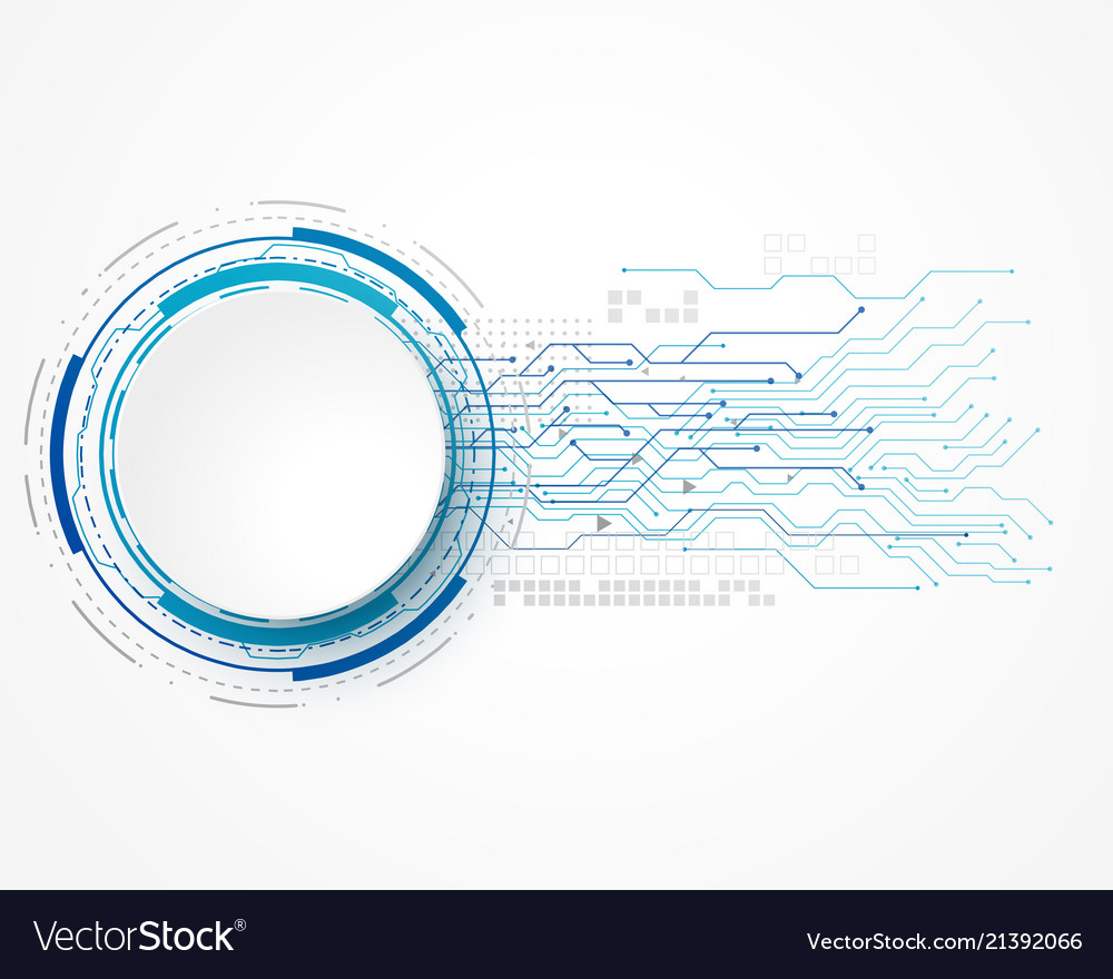 Technology concept background with wire mesh Vector Image