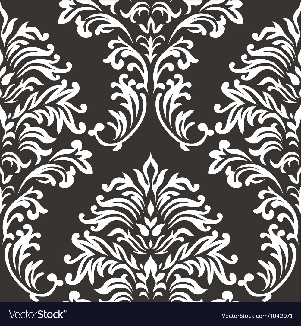 Seamless wallpaper pattern Royalty Free Vector Image