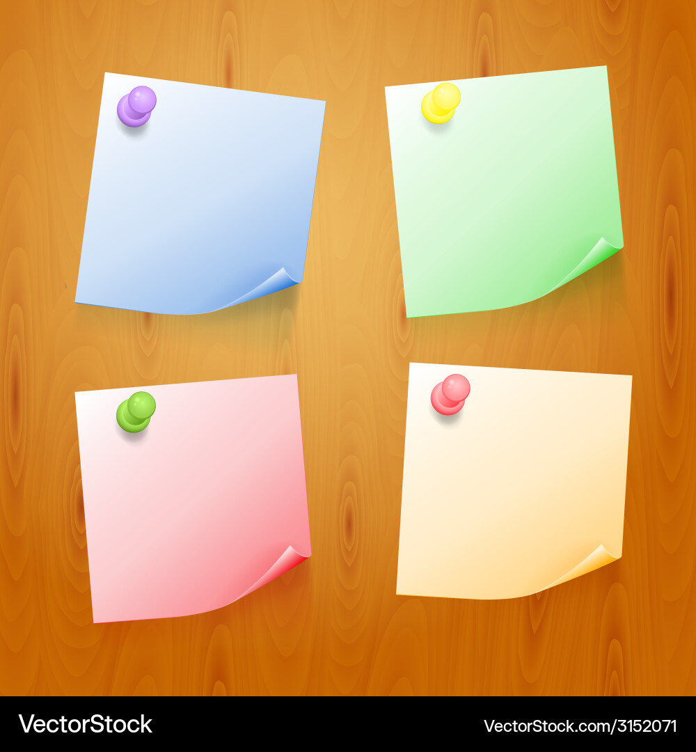 Set of color stickers Royalty Free Vector Image