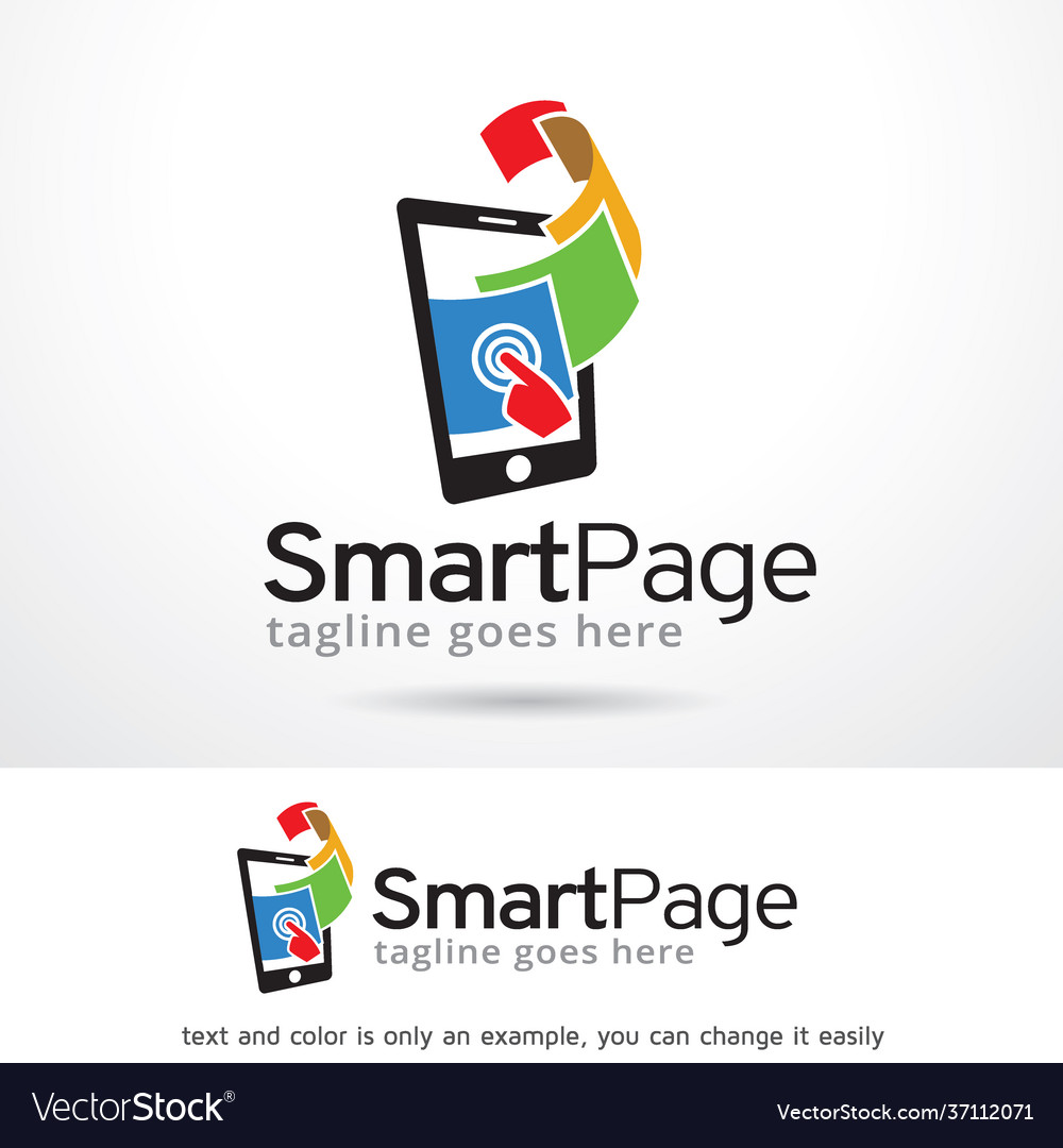 Website logo template Royalty Free Vector Image