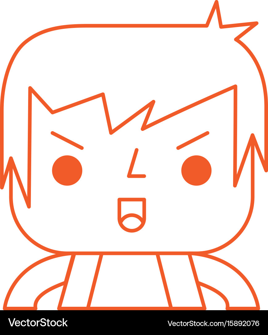 Avatar of a video game warrior Royalty Free Vector Image