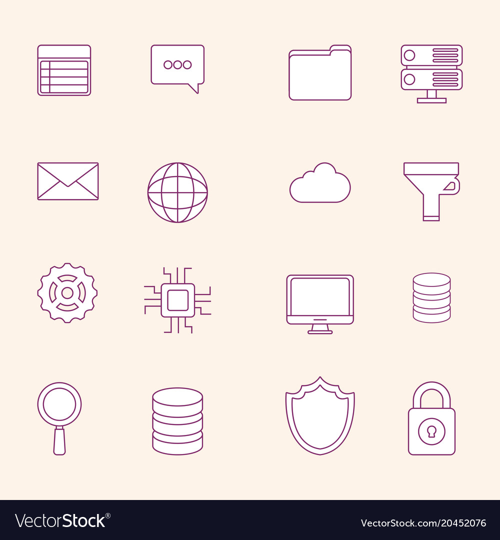 Big data design Royalty Free Vector Image - VectorStock