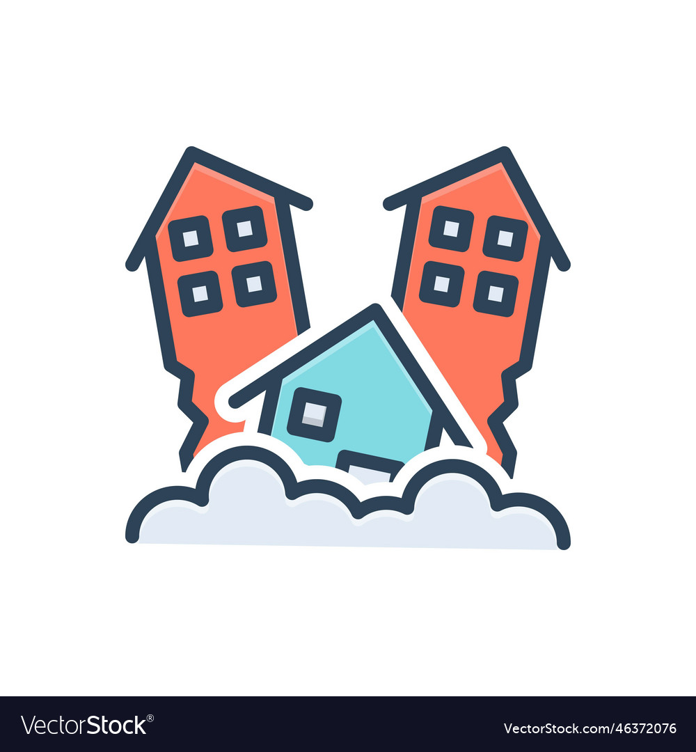 Collapse Royalty Free Vector Image - VectorStock