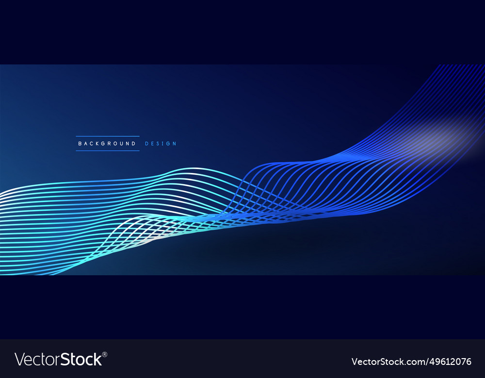 Dynamic wave geometric design Royalty Free Vector Image