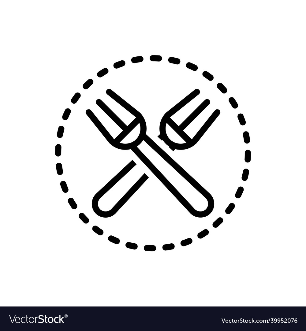 Fork Royalty Free Vector Image - VectorStock