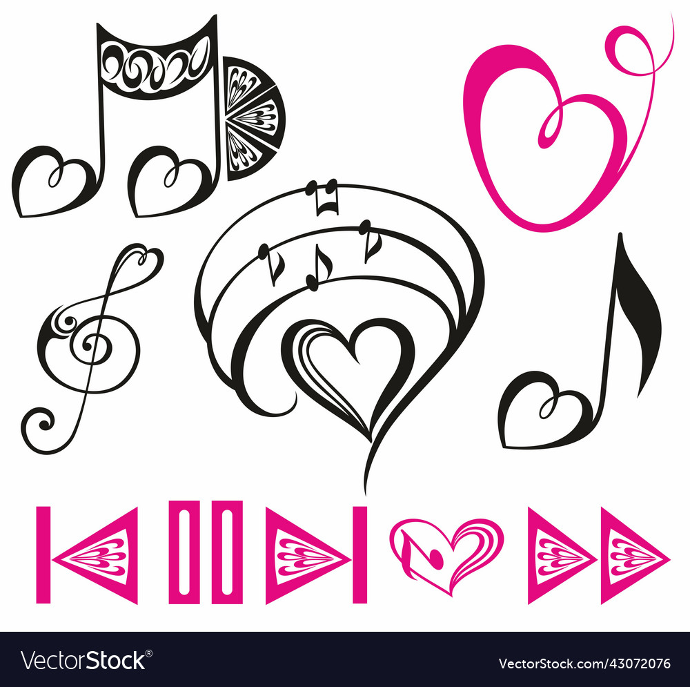 Key notes Royalty Free Vector Image - VectorStock