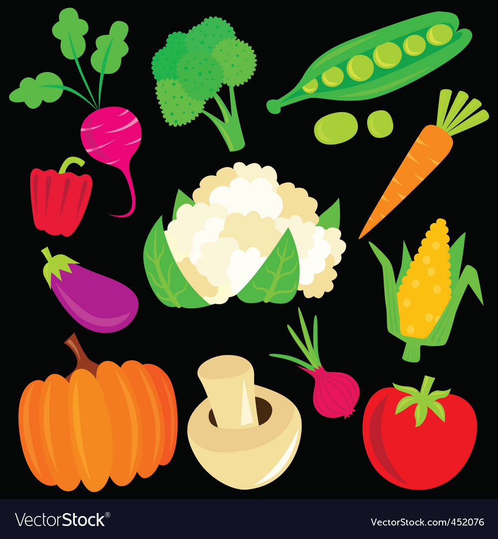 Vegetable Royalty Free Vector Image - VectorStock