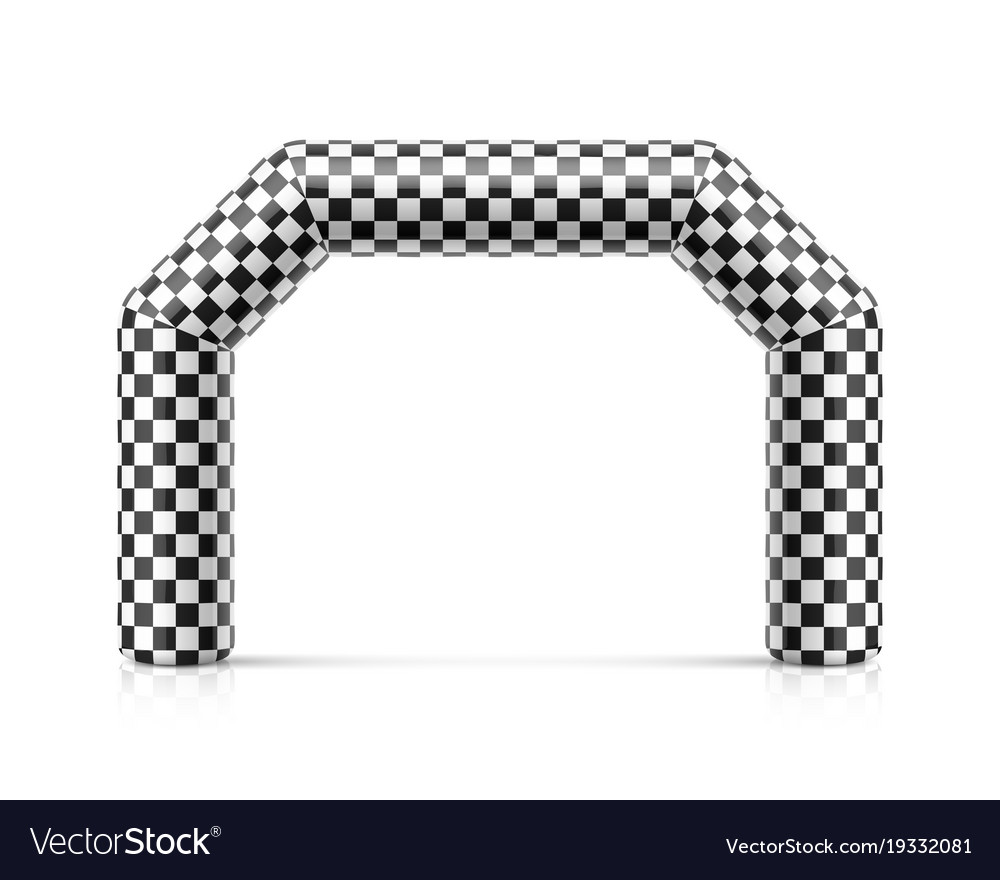 Inflatable finish line arch inflatable archway Vector Image Inflatable finish line arch inflatable archway Vector Image