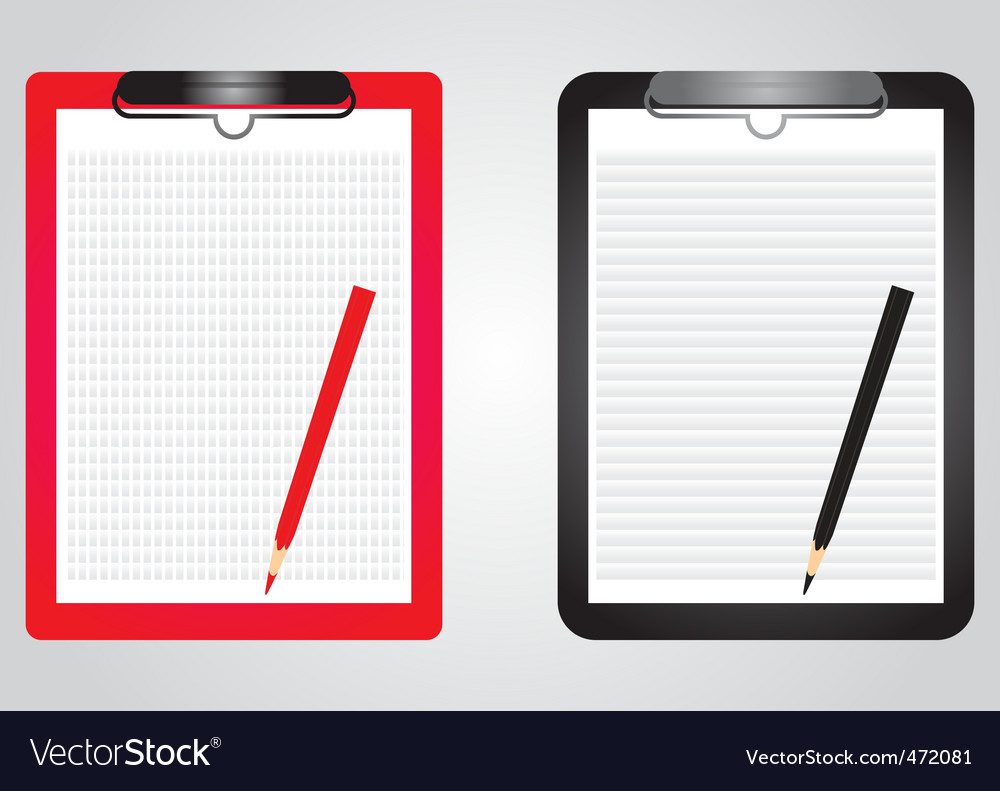 Notepad Royalty Free Vector Image - VectorStock