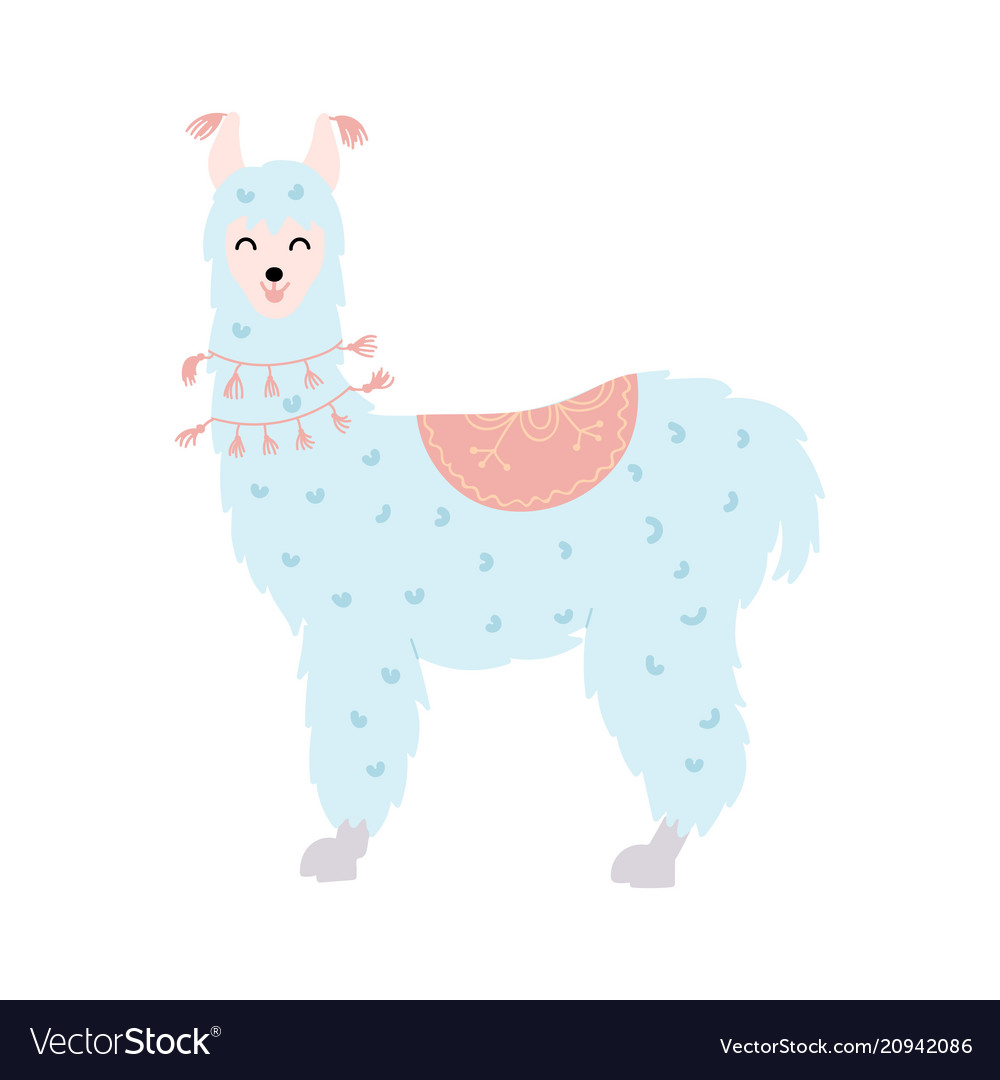 Llama Royalty Free Vector Image - VectorStock