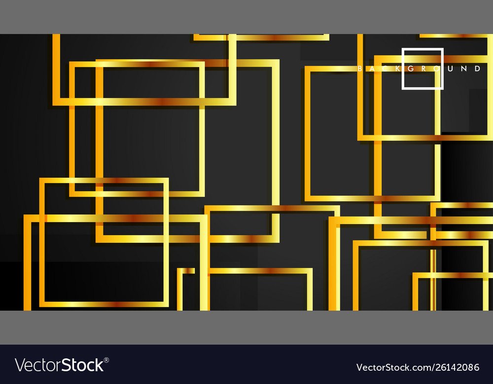 Modern abstract squares backgrounds with a black Vector Image
