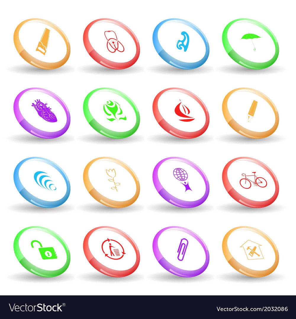 Set Royalty Free Vector Image - VectorStock