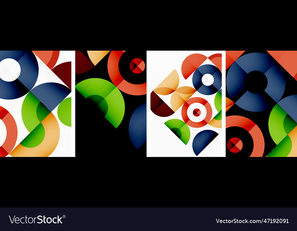 Abstract Geometric Royalty Free Vector Image Vectorstock